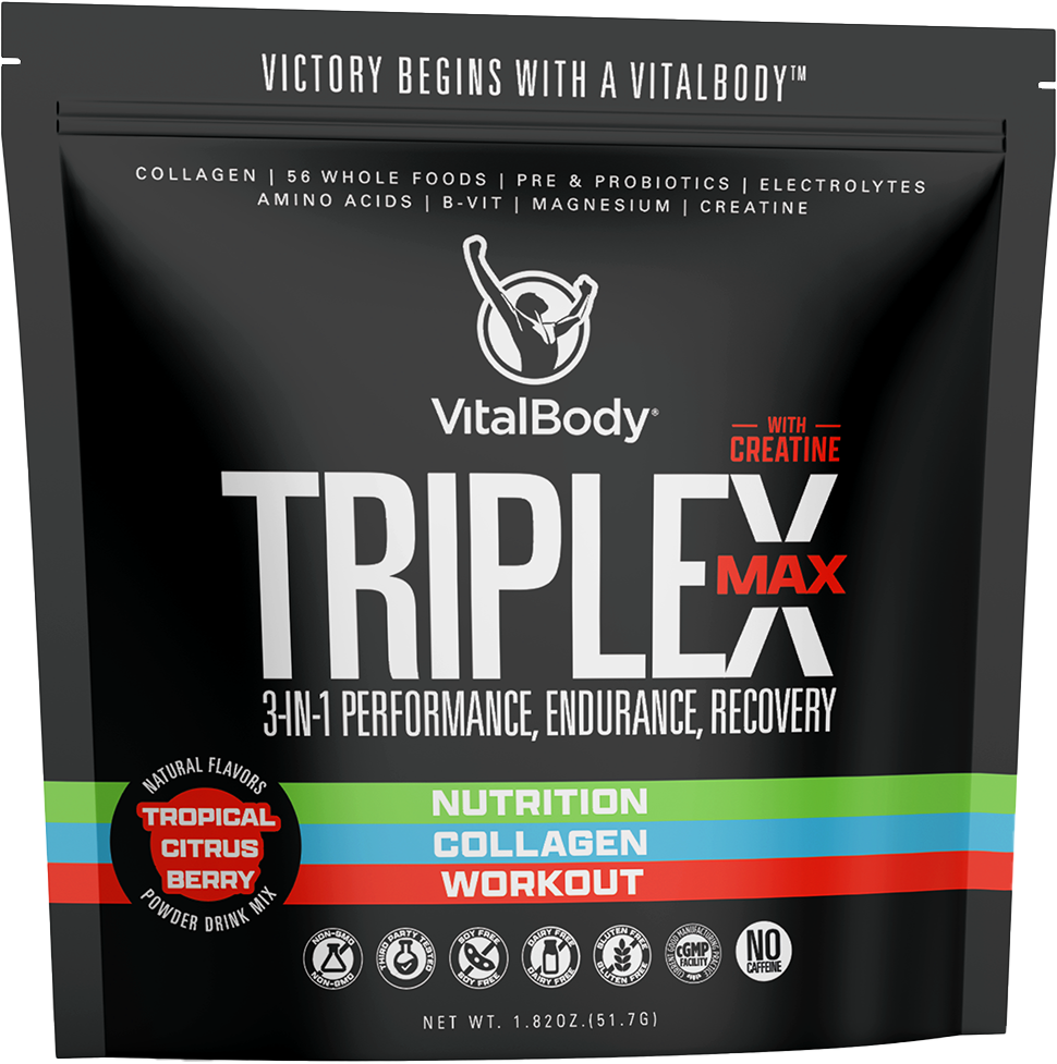 3-IN-1 PRO WORKOUT TRIPLEX - 1 Serving – Vital Body Inc.