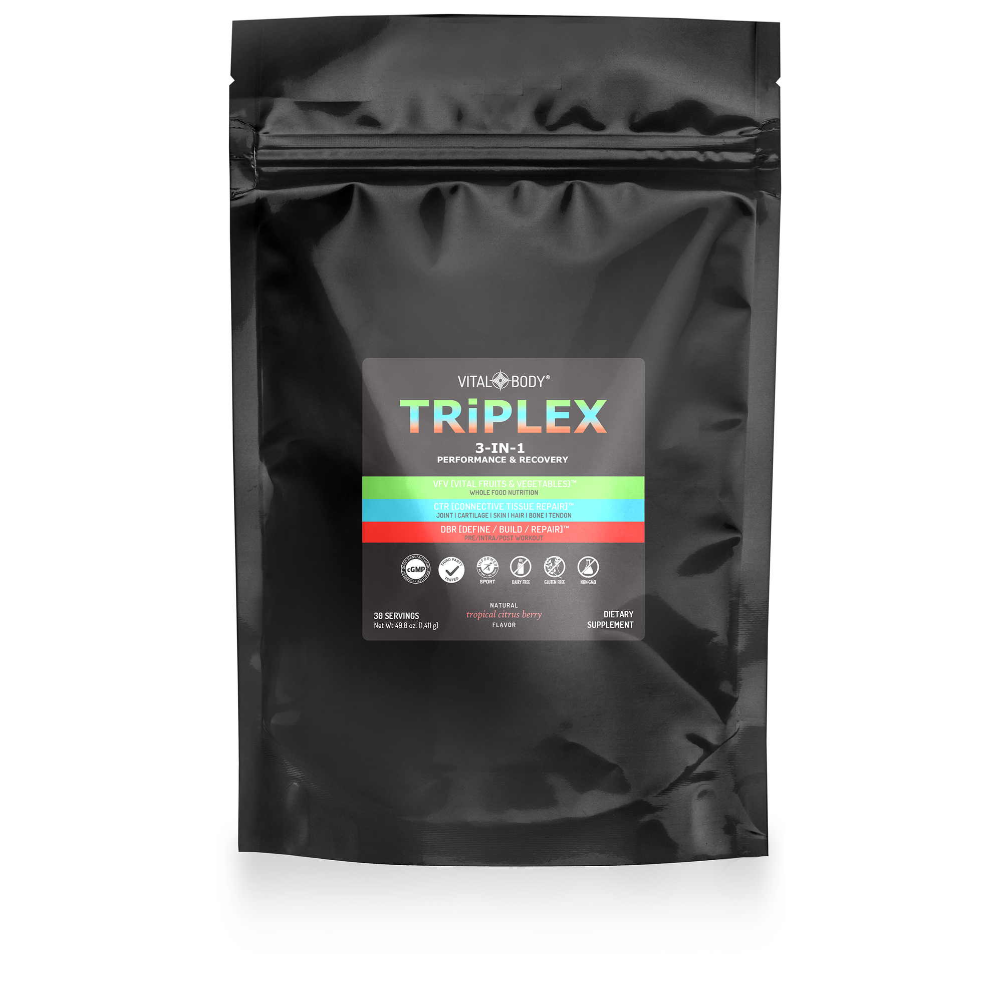 3-IN-1 PRO WORKOUT TRIPLEX - 30 Servings – Vital Body Inc.