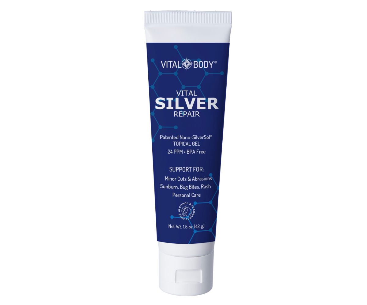 Vital Body Nano Silver Therapeutic Topical Gel - Supports Natural Heal ...